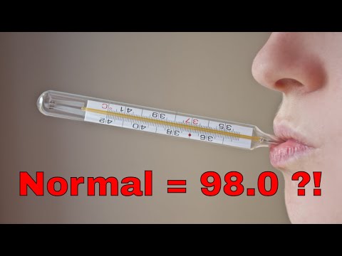 Normal Body Temperature is Actually 98.0 Degrees (F)