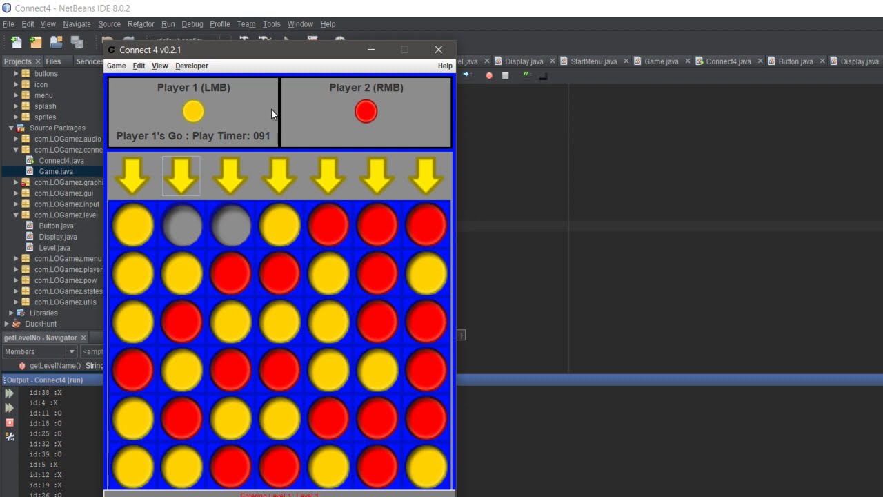 #Java Game Connect-4 #1