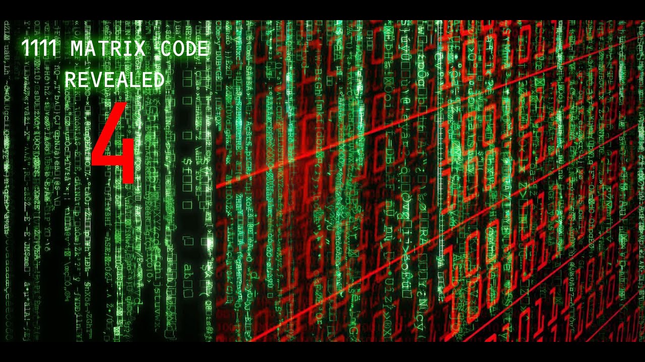 1111 Matrix Code | Video 4 | Binary Code