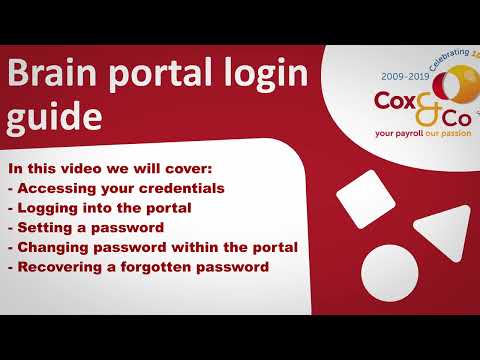 Portal User Guide - Login Instructions (BRN001) - Subtitled