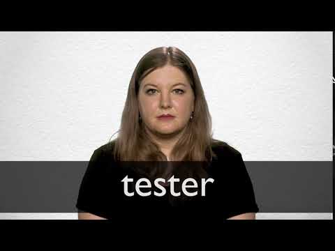 TESTER definition and meaning | Collins English Dictionary