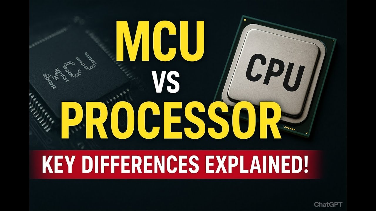 Microcontroller vs Processor | Key Differences Explained in Simple Way