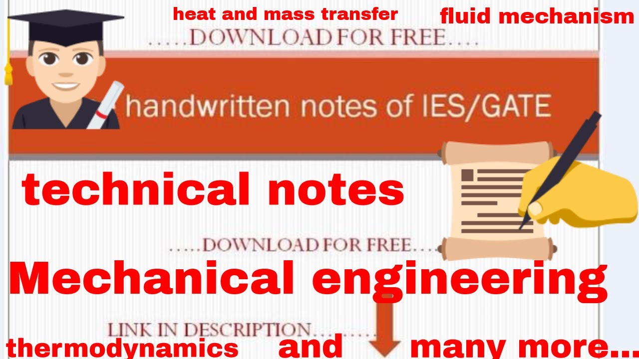 IES AND GATE (mechanical engineering)PDF(HANDWRITTEN) NOTES OF ALL SUBJECTS FREE DOWNLOAD