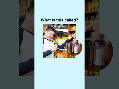 Can you name these store types and common supermarket items?#learnenglish #dailyenglish #vocabulary