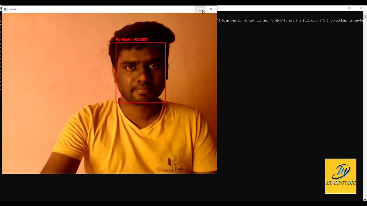 Live Face Mask Detector with Python, OpenCV, Keras