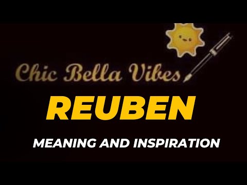 Exploring the Significance of the Name REUBEN #namemeaning #name #reuben