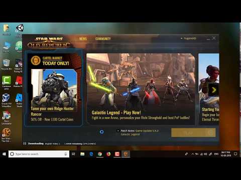 SWTOR Launcher Stuck on Update FIX