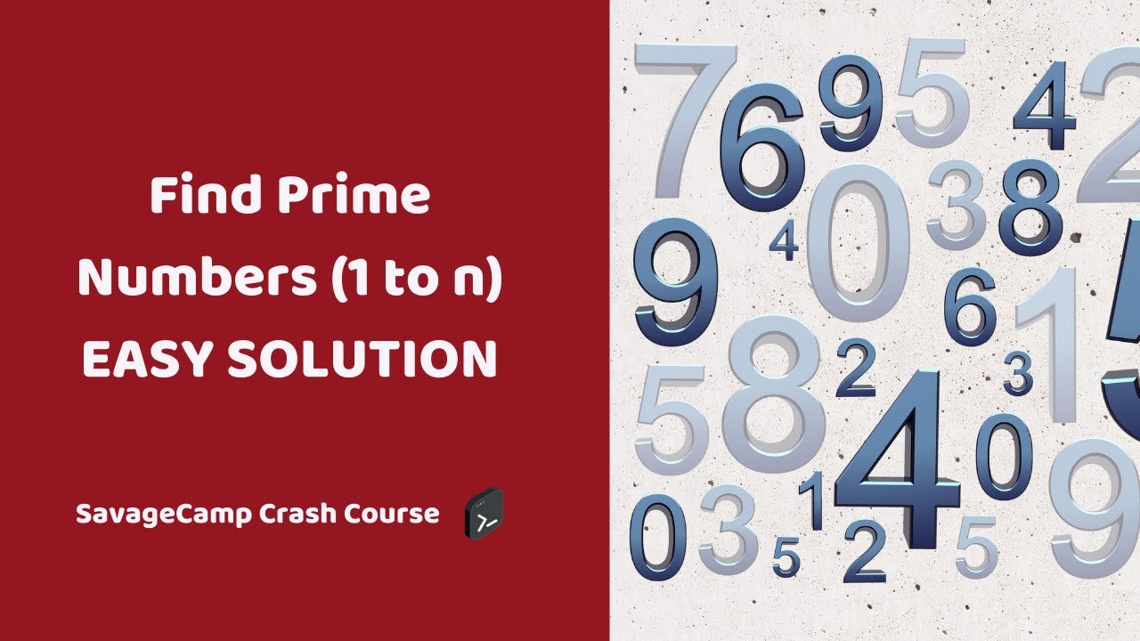 Python Examples | Python Prime Number Program | SavageCamp