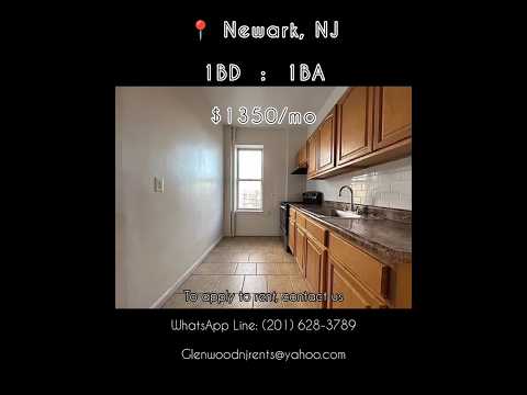 1 BEDROOM APARTMENT FOR RENT 📍 Newark, NJ
