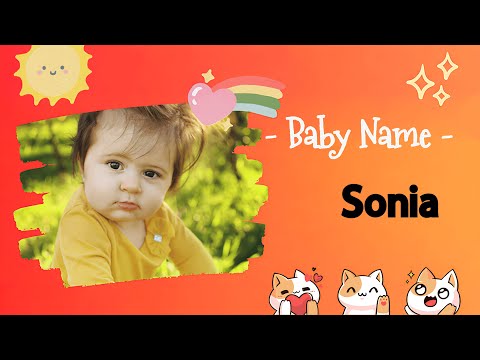 SONIA | Sonia name meaning | Girl Name Meaning | Wisdom (2023)