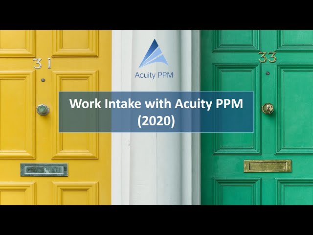 Acuity PPM Pricing, Features & Reviews 2021 - Free Demo