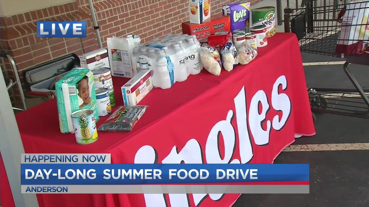 Day-long summer food drive in Anderson