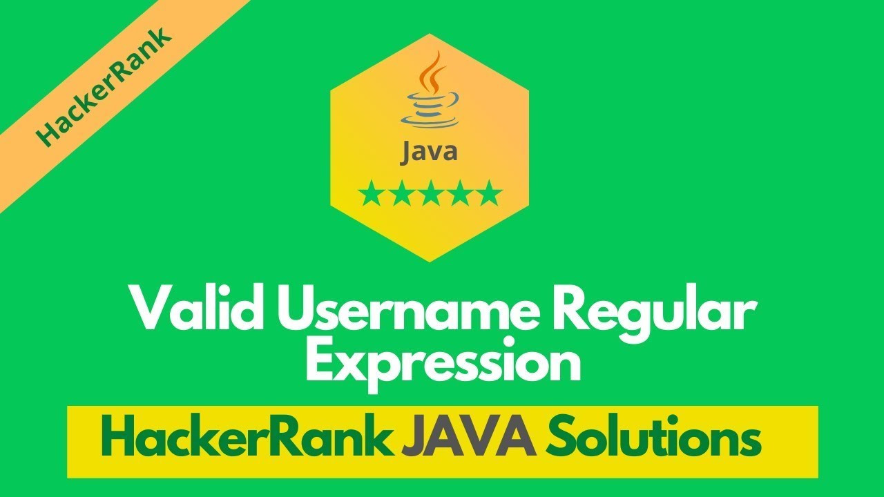 HackerRank Valid Username Regular Expression solution in Java | Java solutions | Programmingoneonone