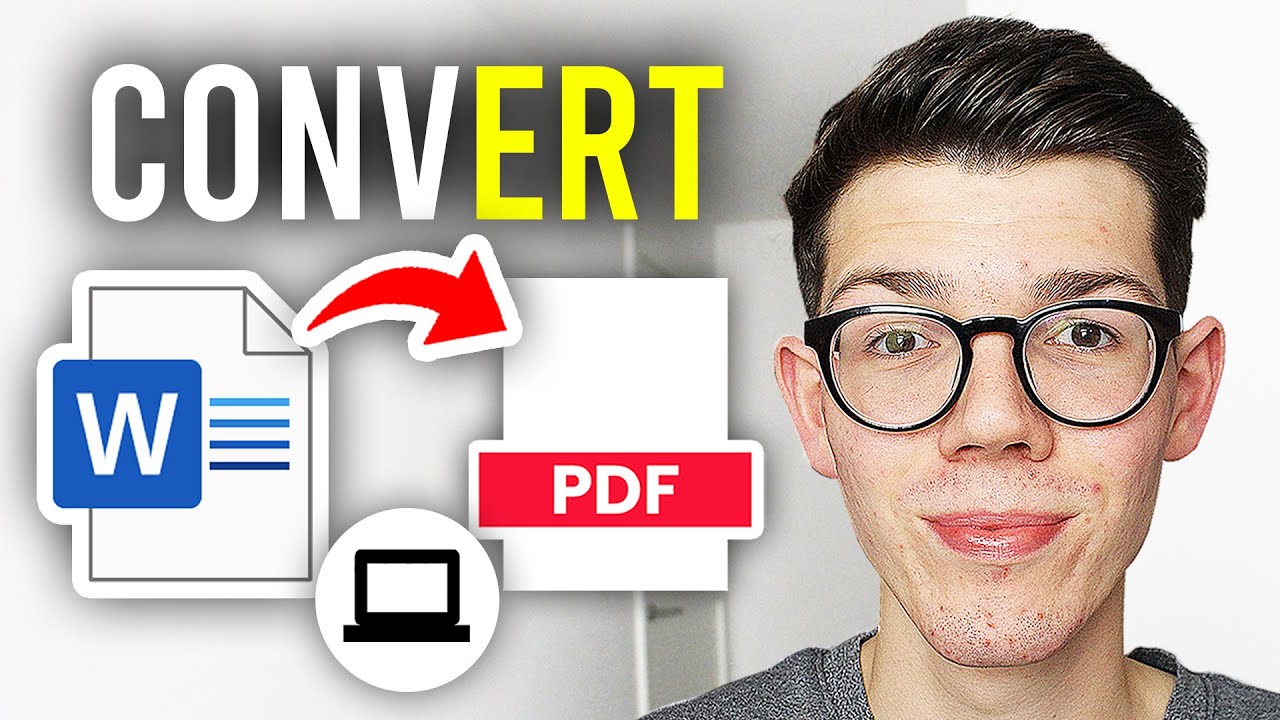 How To Convert Word Document To PDF On PC or Laptop - Full Guide