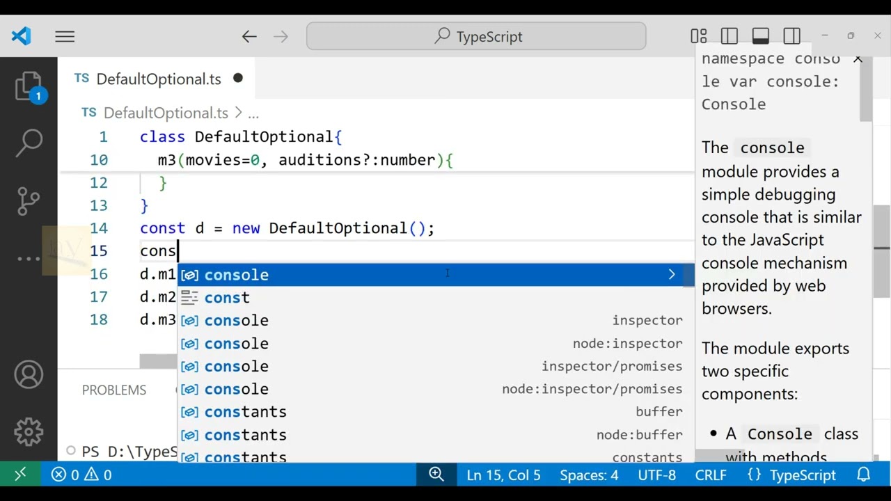 R23. Default and Optional Parameters in TypeScript Explained | TypeScript Tutorial by Ponnam Jay
