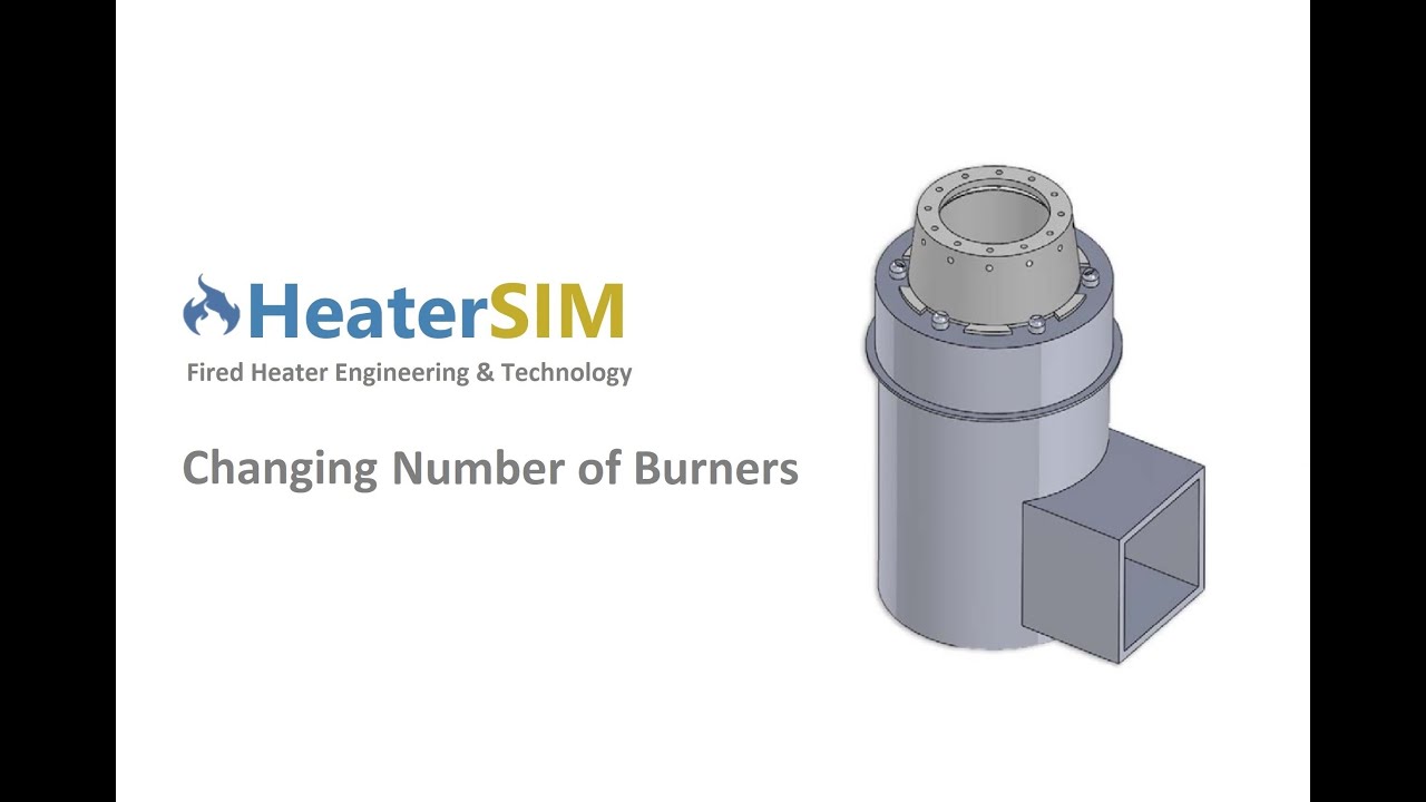 HeaterSIM - Change Number of Burners inside Fired Heater