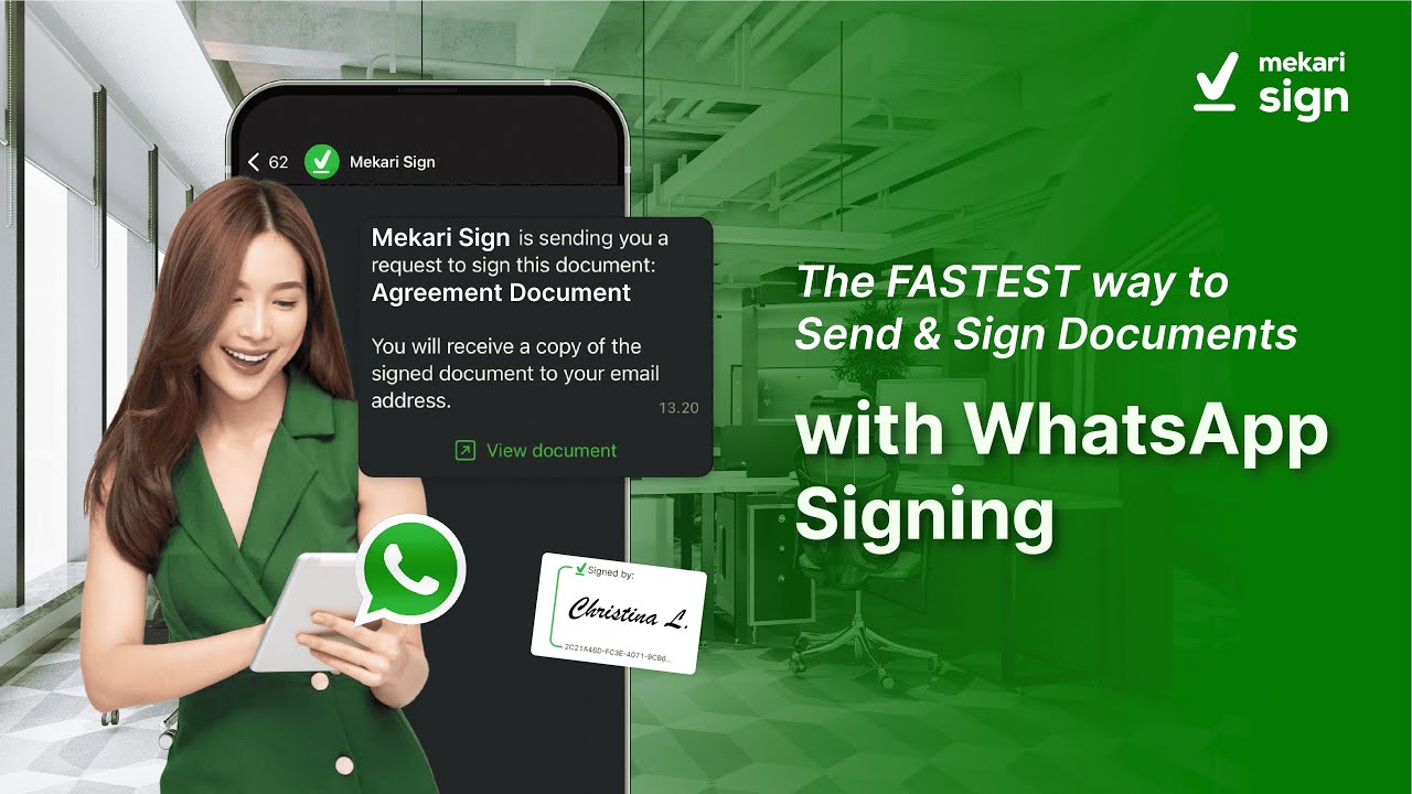 WhatsApp Chat : A New Way to Send and Sign Documents