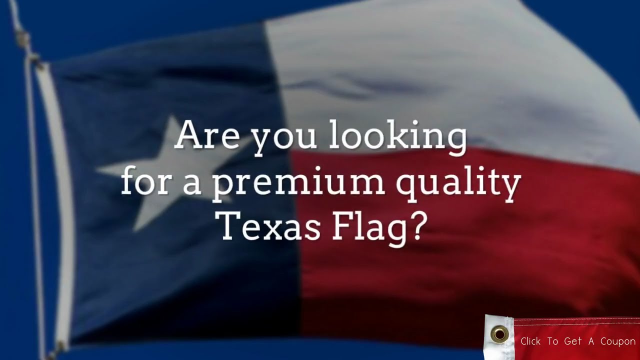 Premium Quality Texas State Flag made in USA