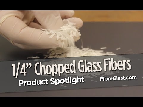 Chopped Glass Fibers 1/4"