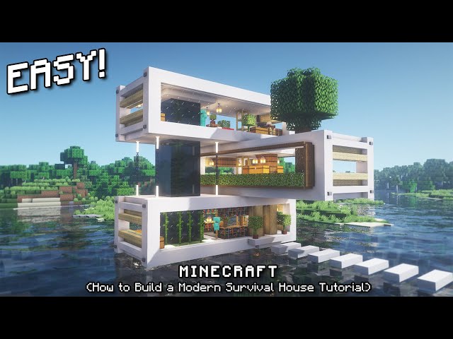 Minecraft Modern Survival House Minecraft Map