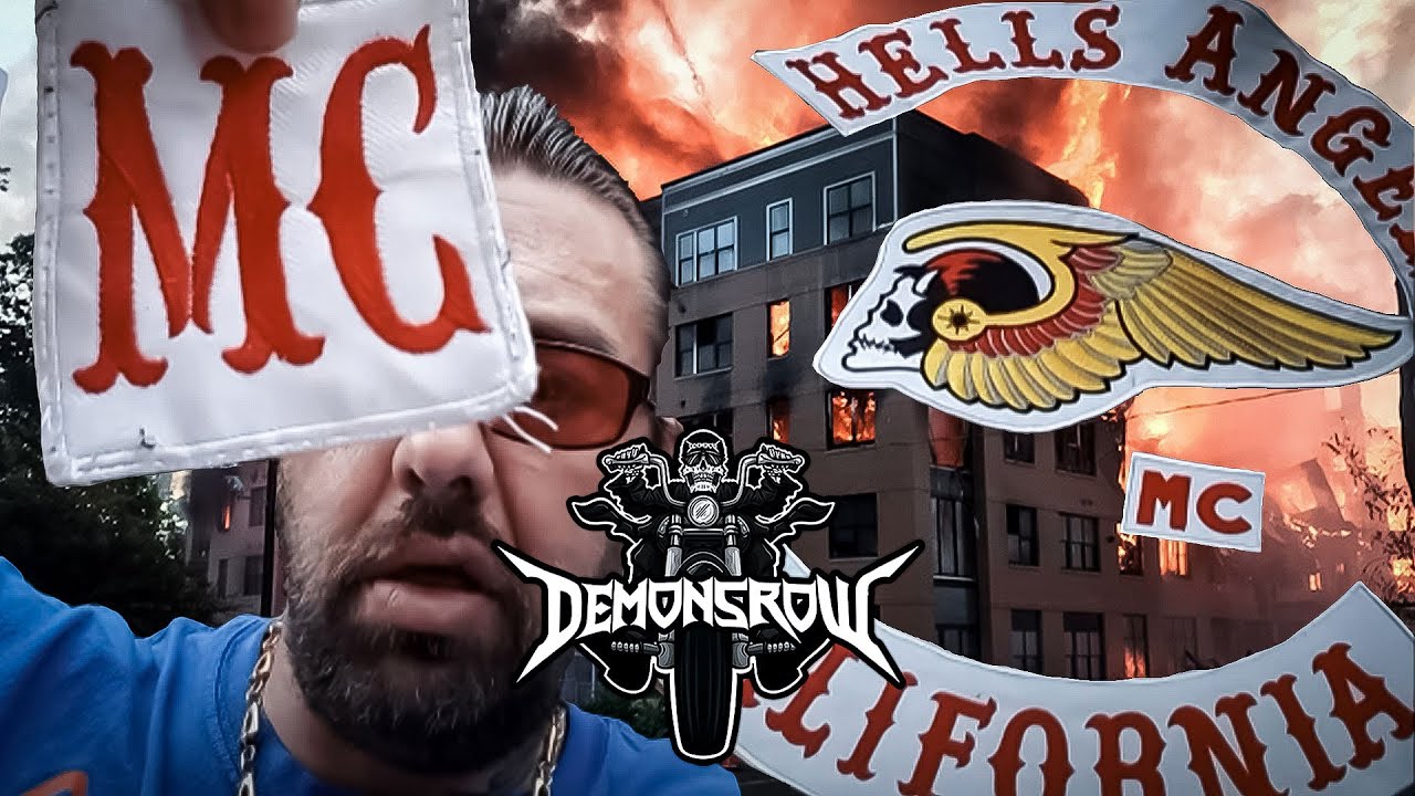 Hells Angels Patch Stripped Off Biker?
