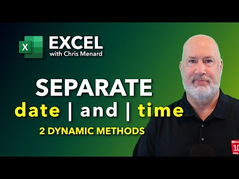 2 Methods to Separate DATE and TIME in Excel