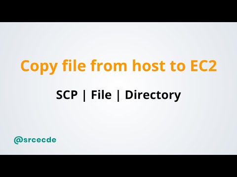 How to copy file | directory to EC2 using SCP