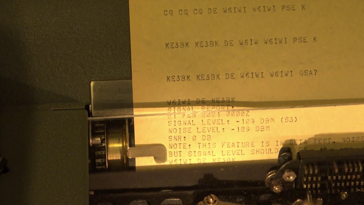 Teletype Tomfoolery (RTTY)