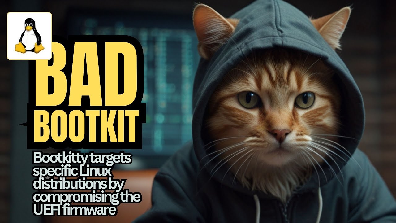 BootKitty, First UEFI Bootkit for Linux #linux #bootkit @3DGAMEMAN
