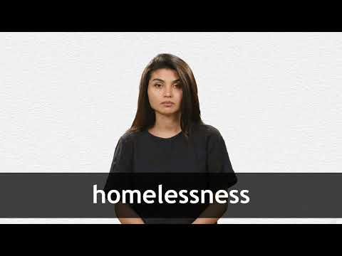 HOMELESSNESS definition and meaning | Collins English Dictionary