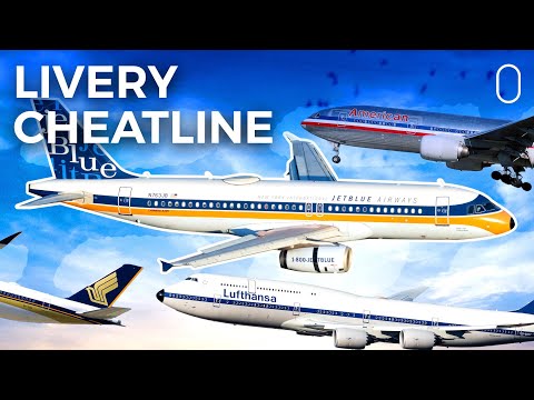 What Is A Cheatline On An Aircraft Livery?