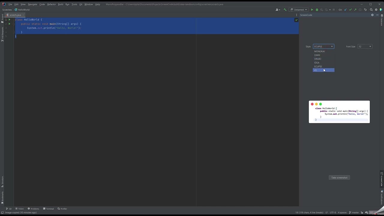 ScreenCode - IntelliJ IDEs Plugin | Marketplace