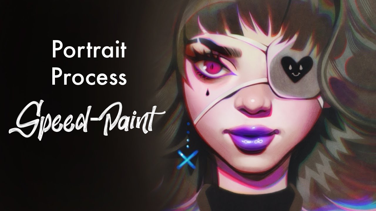 Portrait Study Speed-Paint Process in Procreate