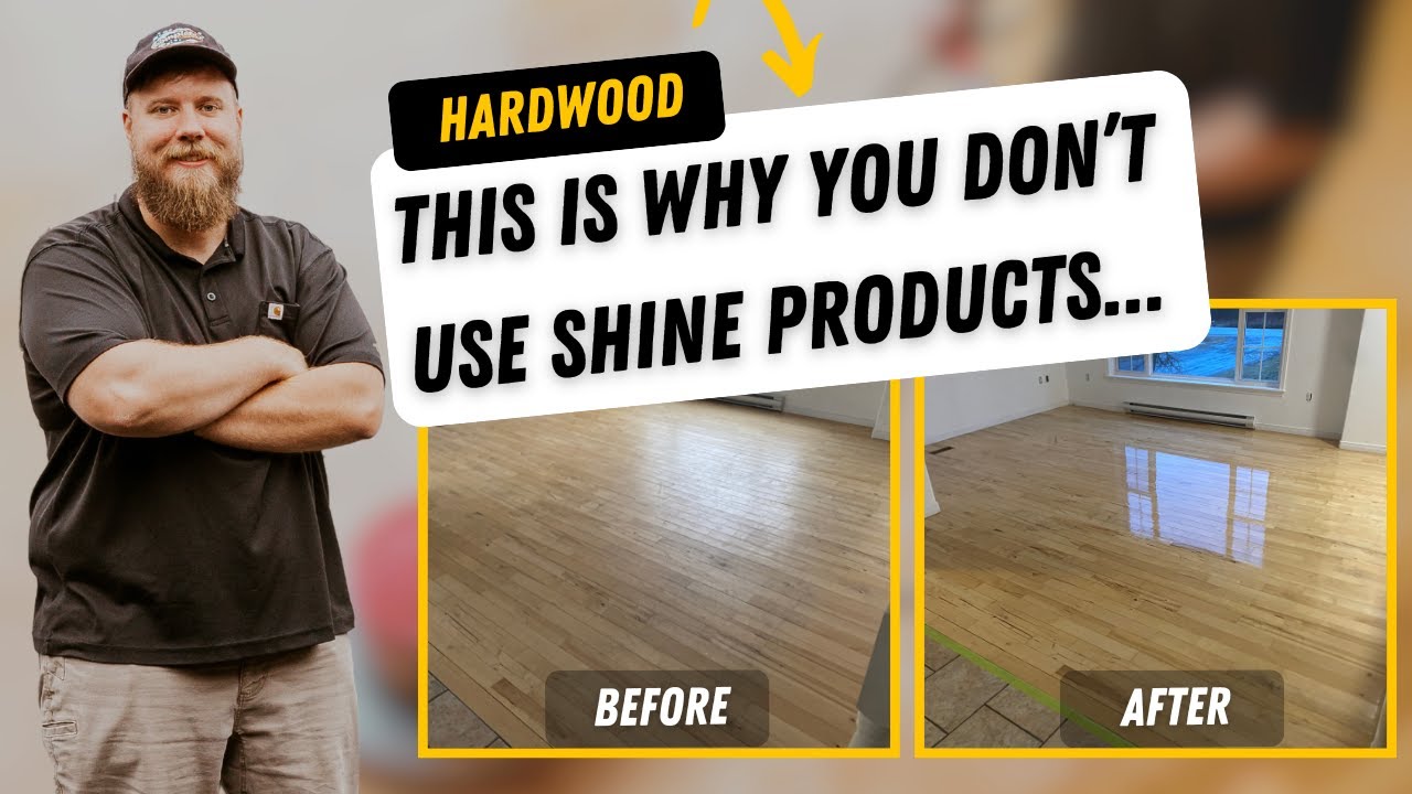 Stop Using Hardwood Shine Products | Hardwood Screen And Recoat