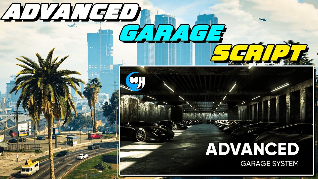 Free Advanced Garage Script | Ownable Garage System | QBCore/ESX | FiveM Tutorial #139