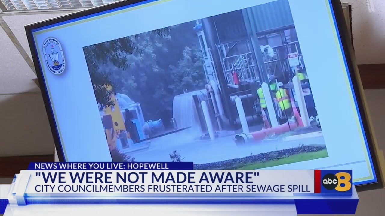 Hopewell city councilors concerned with lack of communication after recent sewage spill