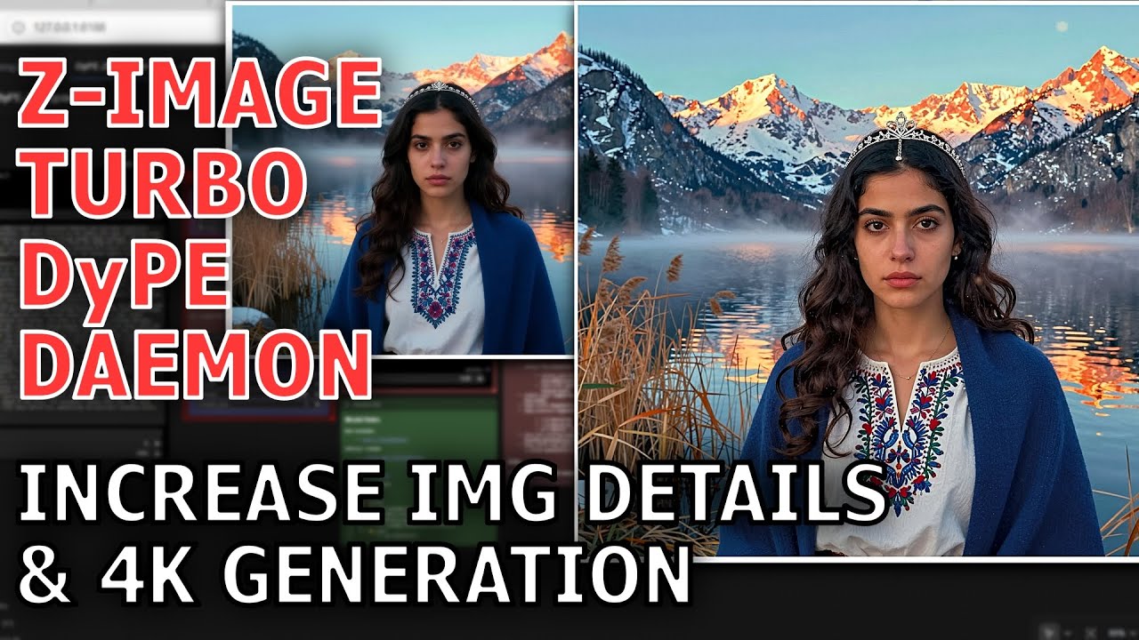 ComfyUI Tutorial : Increase Your Details and Generate images at 4k With Z Img Turbo #comfyui