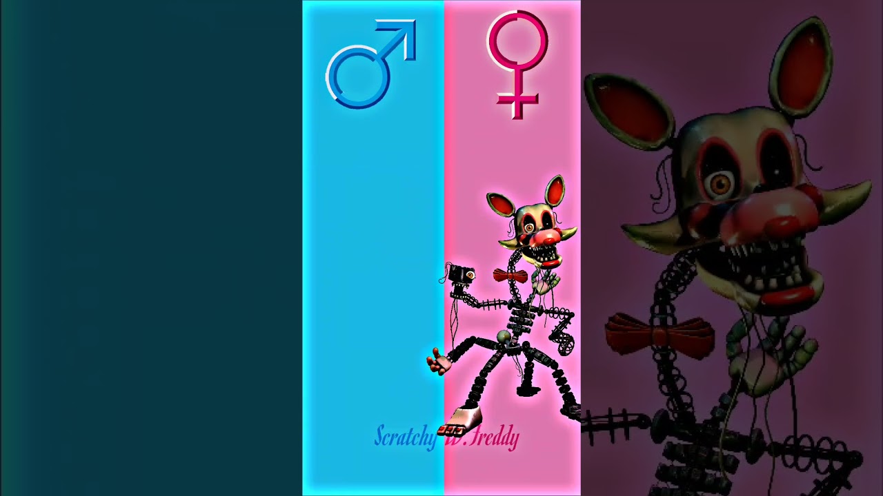 FNaF Male x Female edit (Foxy x Mangle the Other Version) #fnaf #shorts