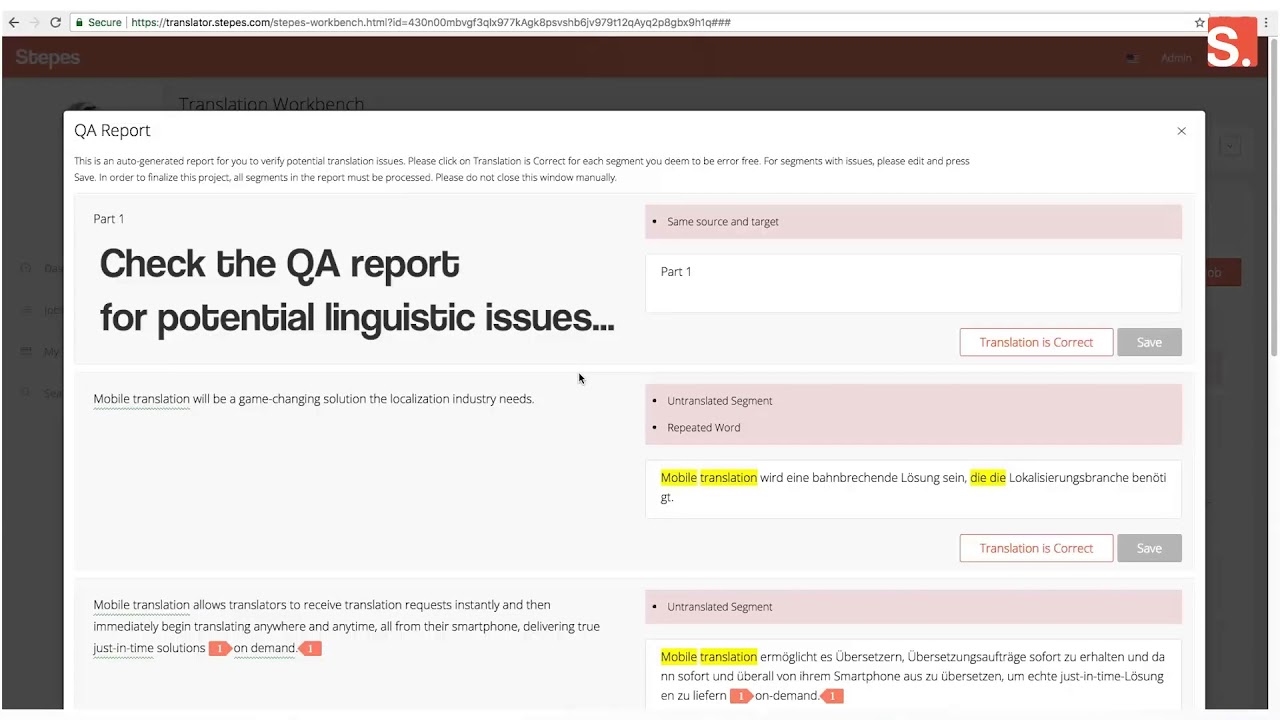 The Stepes Translator Tutorials Series: How to use the Desktop Version
