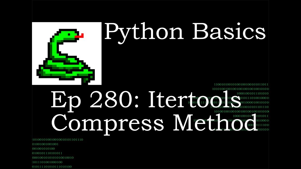 Python Basics Itertools Compress Method