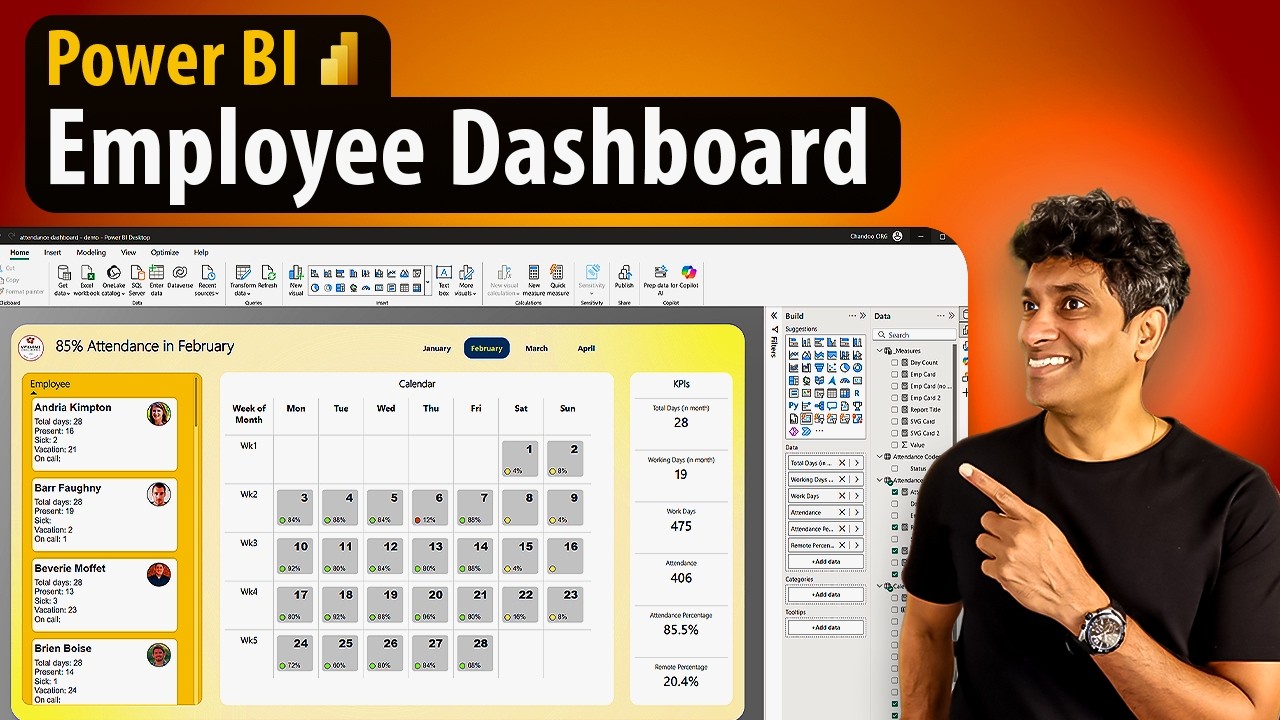 Power BI Tips: Build a Stunning Employee Dashboard with Advan...