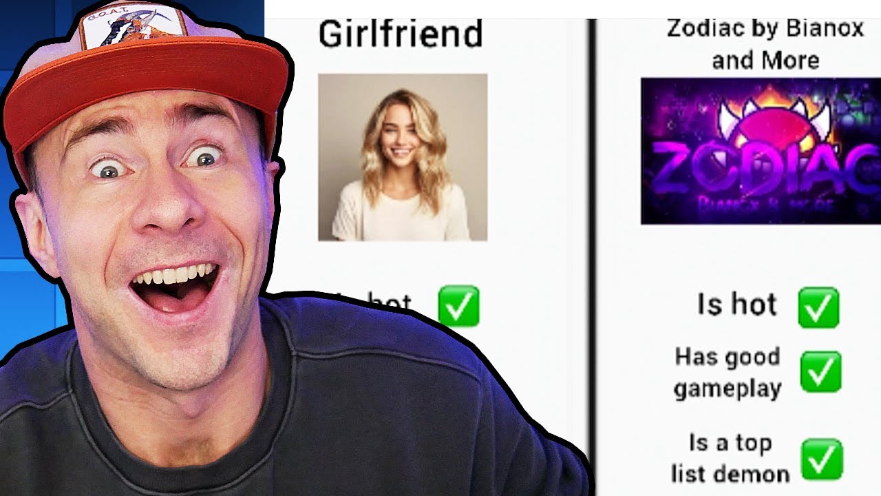 A GIRLFRIEND or GEOMETRY DASH? - GD Memes