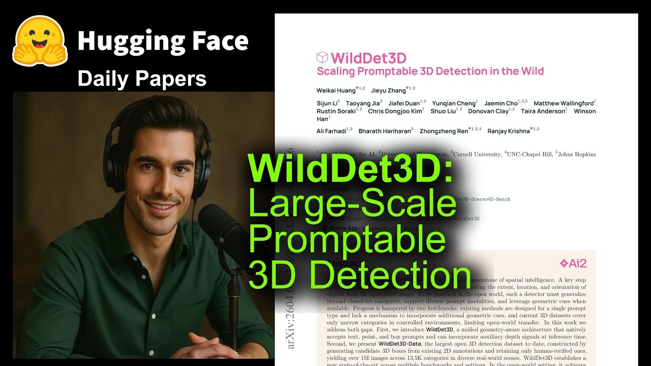 WildDet3D: Large-Scale Promptable 3D Detection