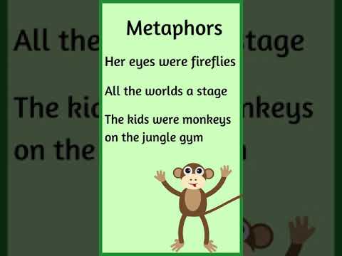 What are metaphors