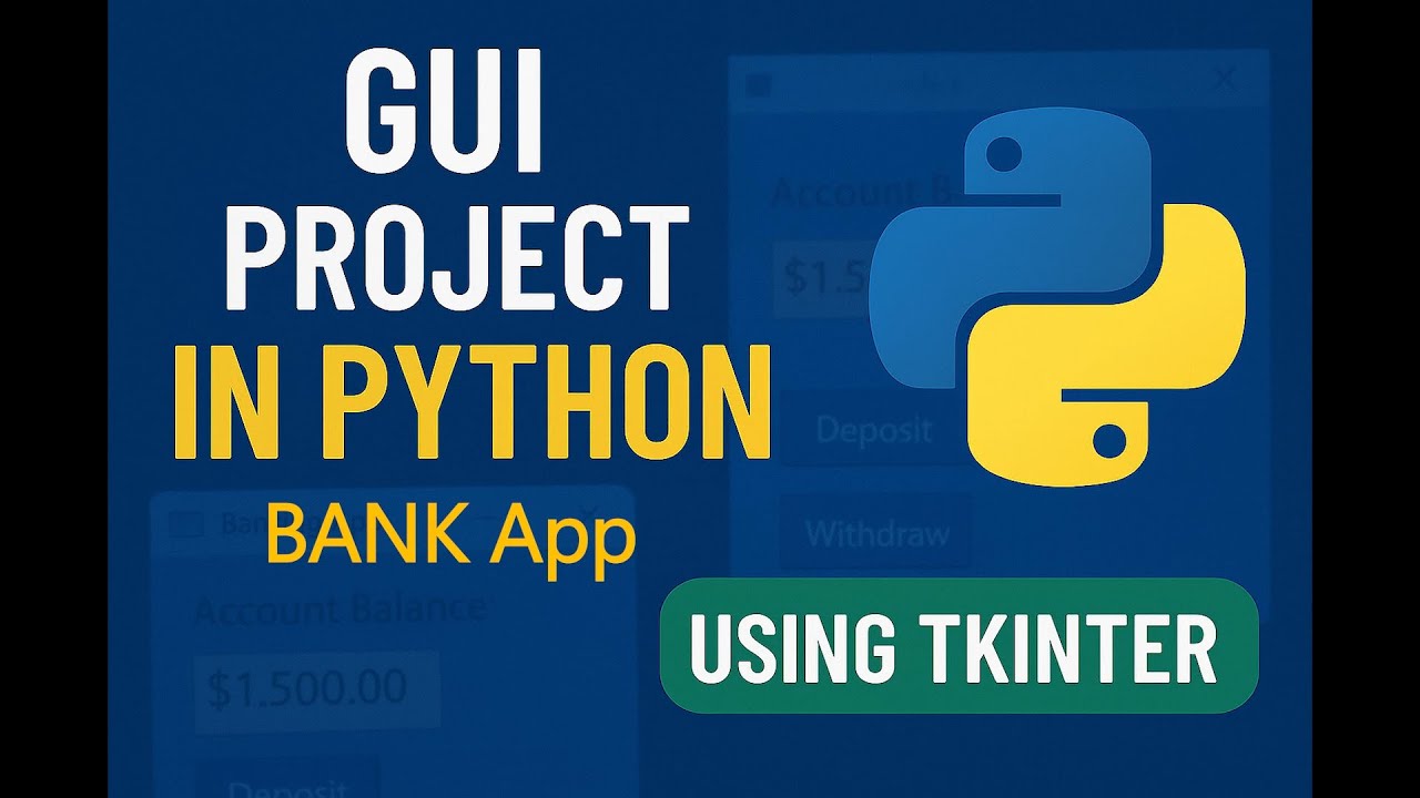 Python Banking App Tutorial | GUI Project Using Tkinter