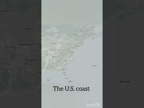 How Somalia next to the U.S. coast would look like