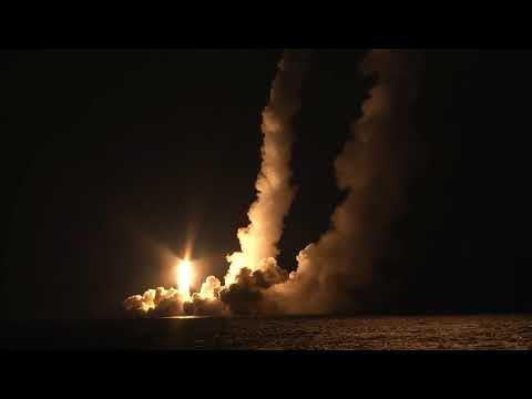 Watch Russian Submarine Fire Bulava Missiles | Nuke Test Videos