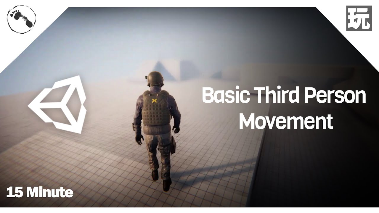 Unity Basic Third Person Movement - 15 minute / 60fps