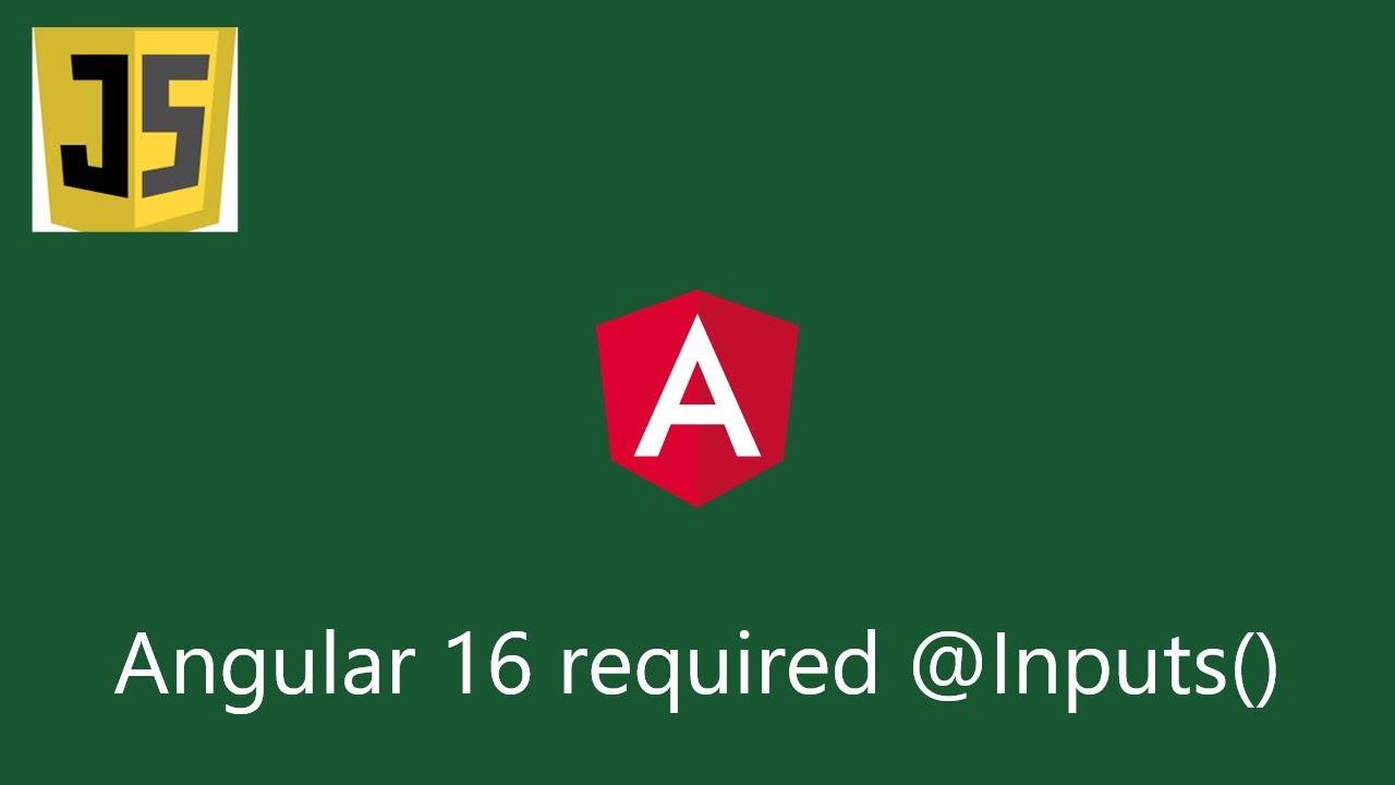 Angular 16 prerelease - Required @Input() feature