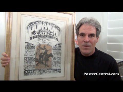 Unique Original Artwork for Rick Griffin’s Human Be-In Poster ...